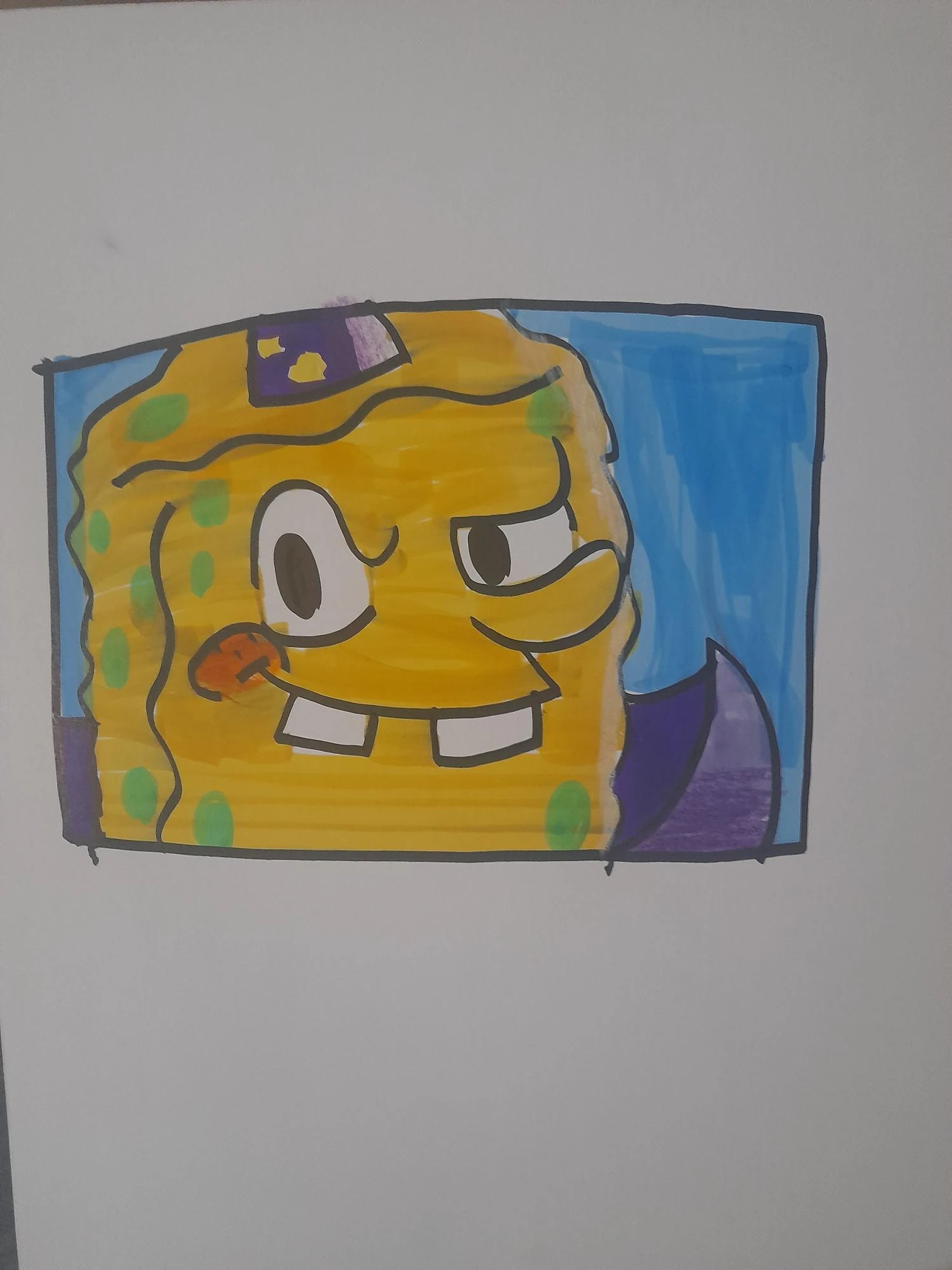 My drawing of Wizard SpongeBob in a Brawl Stars icon | Fandom
