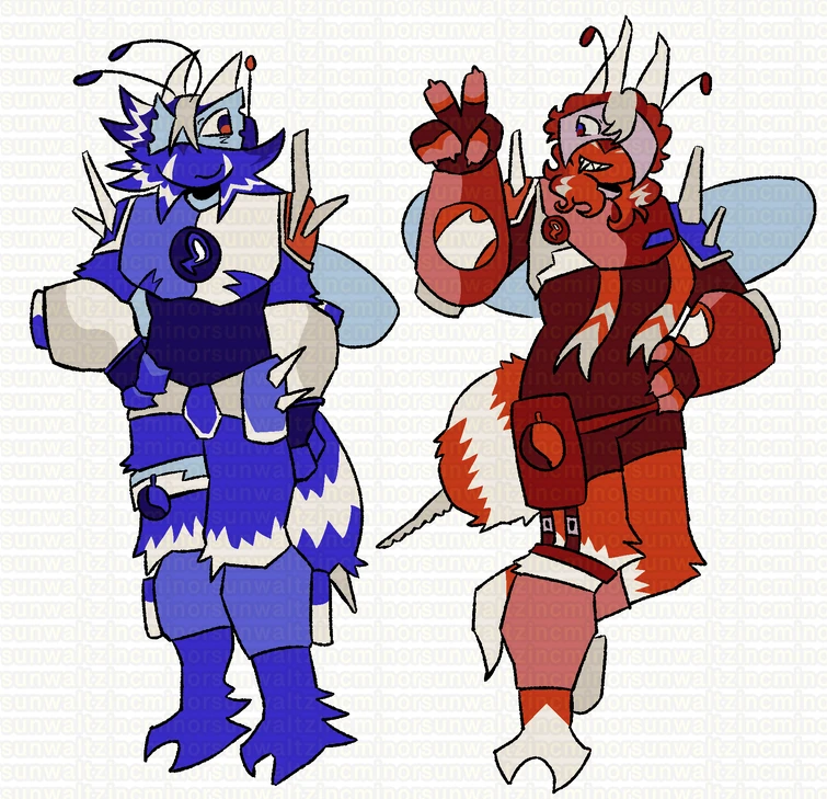 precise bee & crimson & cobalt antnro design | Fandom