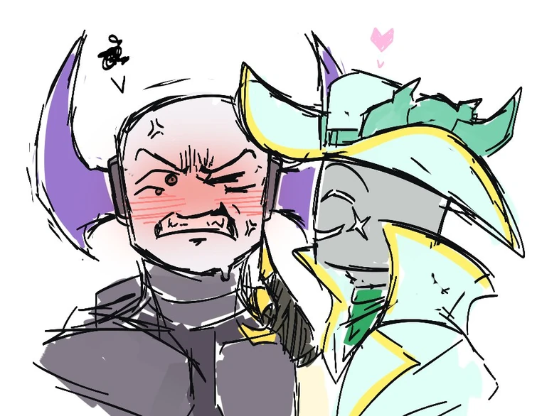 this aint my art but why is this a ship, they literally hate each other ...