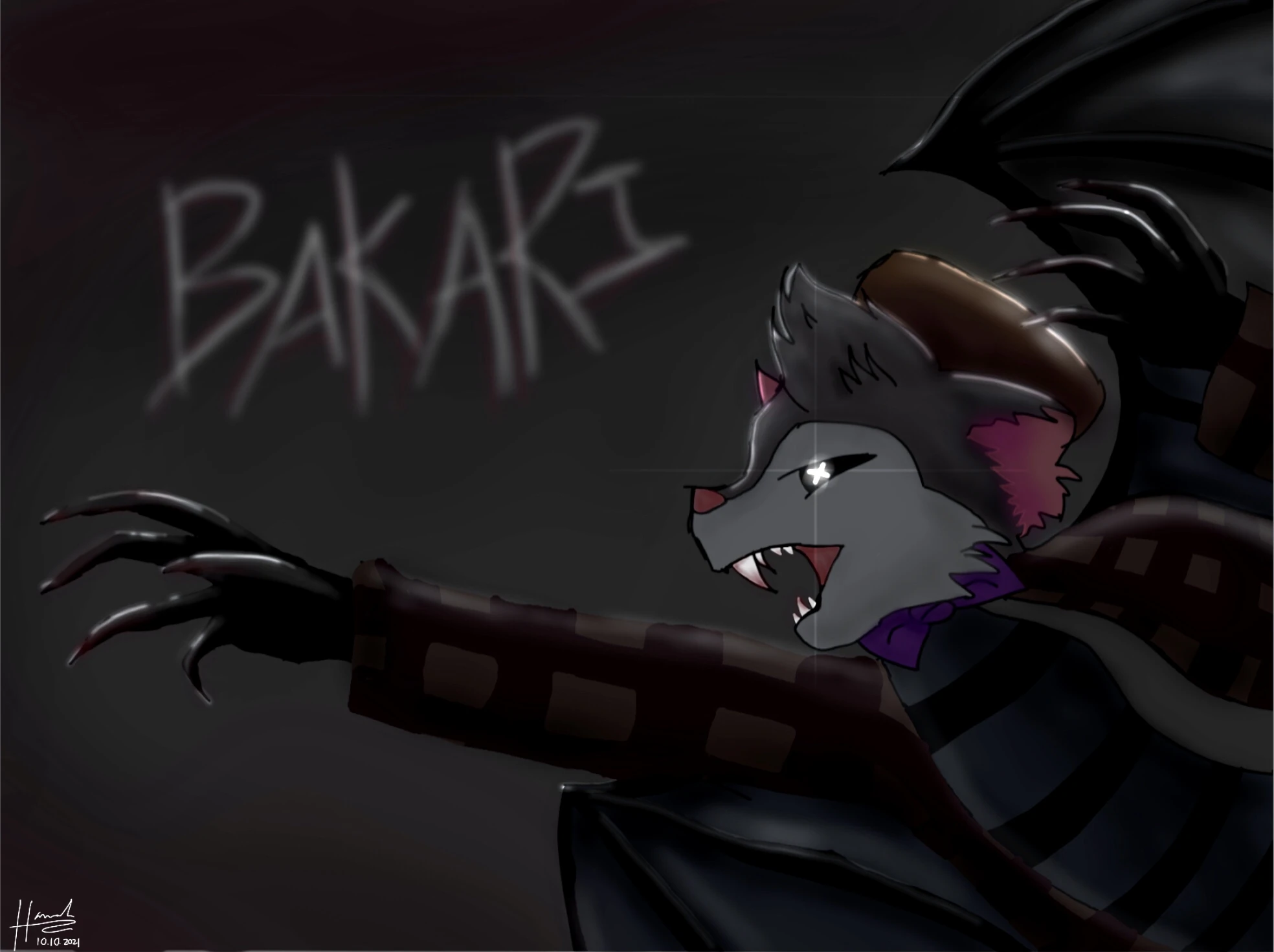 I drew Bakari for fun UwU | Fandom
