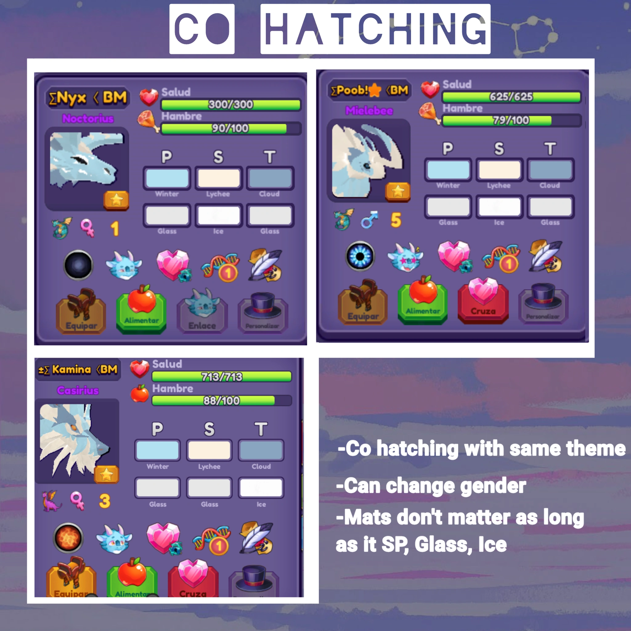 Co hatching BM'S | Fandom