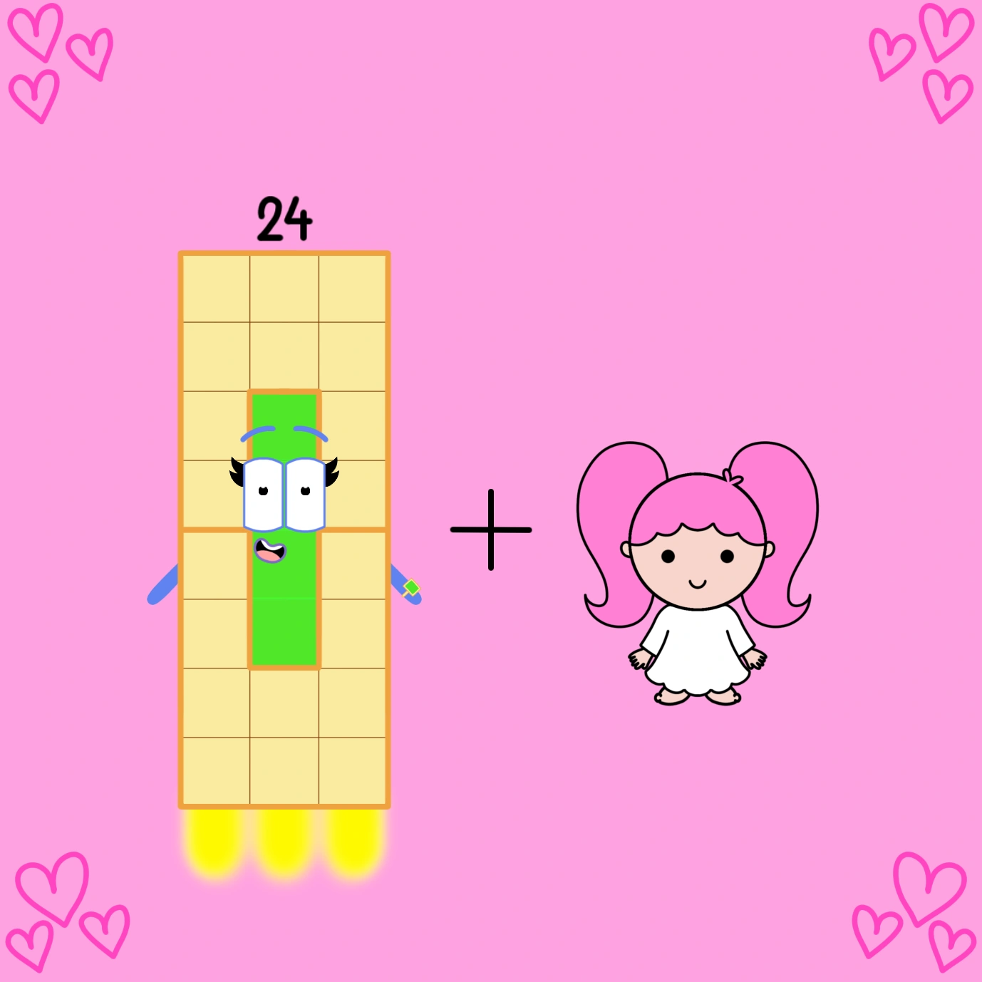 Numberblock 24 + Lala/Lara! | Fandom