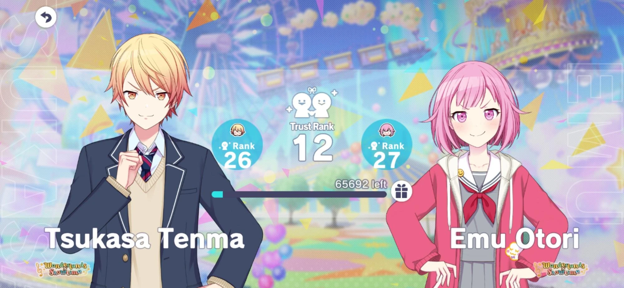 Your highest Kizuna/Trust rank thingy have to get into a fist fight ...