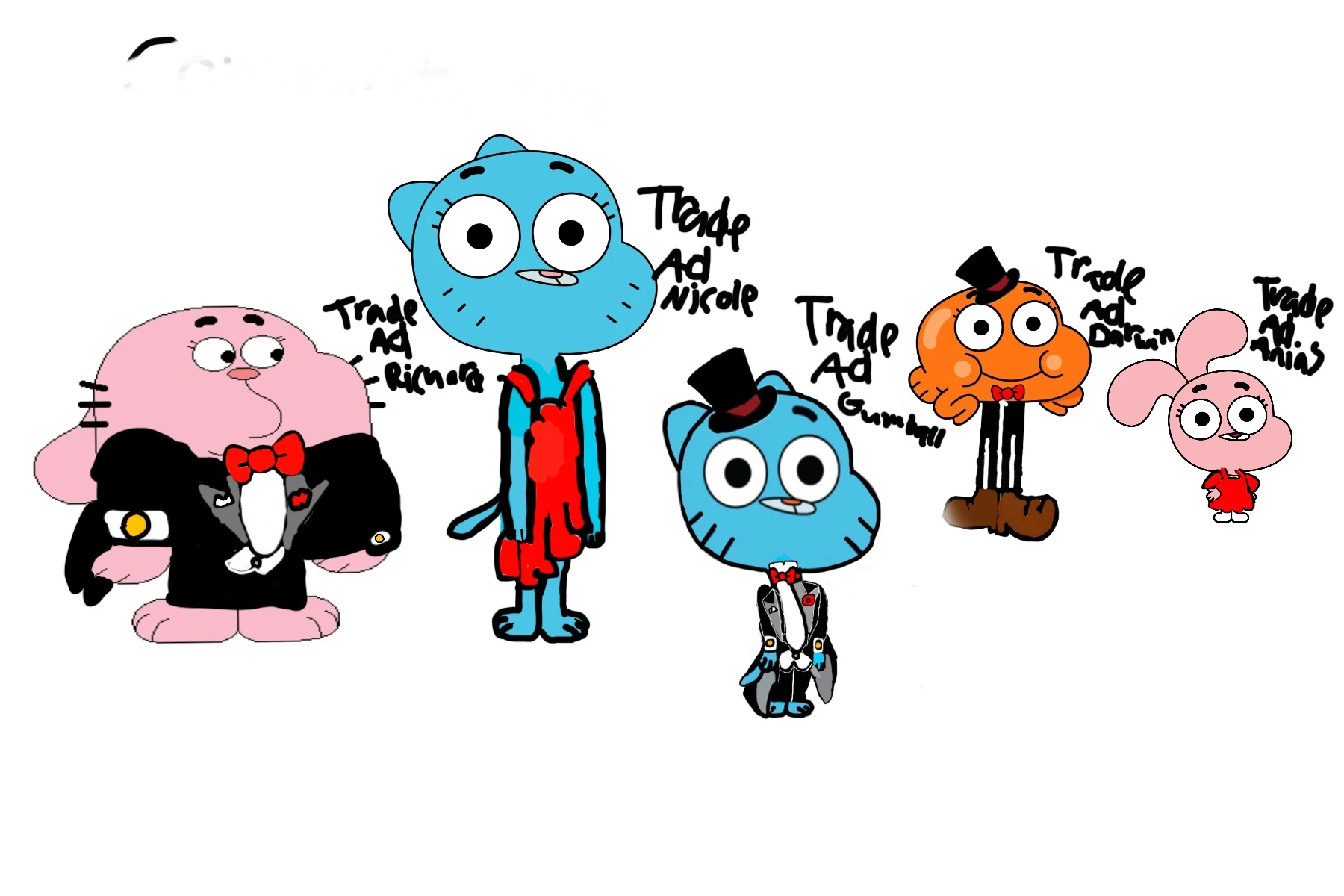 Here are my designs of the Wattersons used in my fan made versions of ...