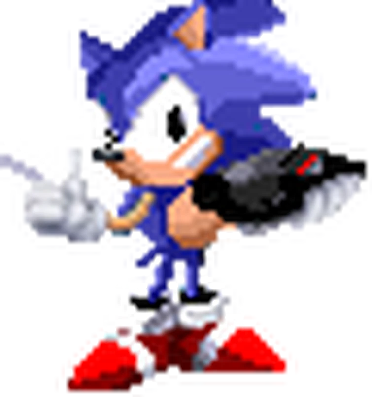 W.I.P. (Traced) Sonic pixel art. | Fandom