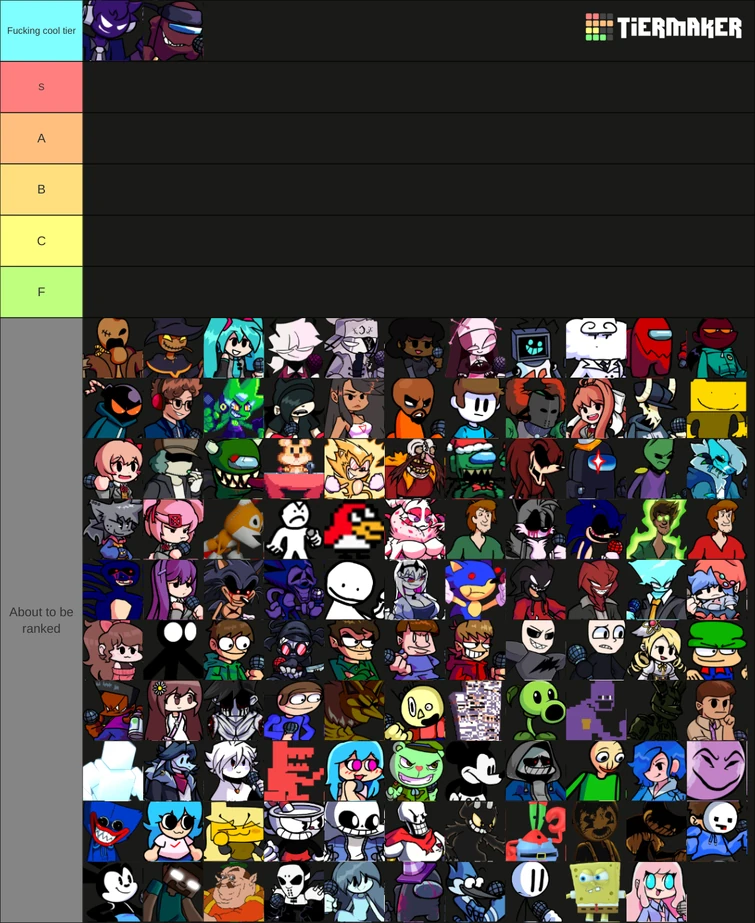 Fnf tier list ranked by the fandom | Fandom