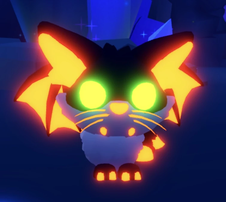 Yay! Neon kitty bat is finished!! | Fandom