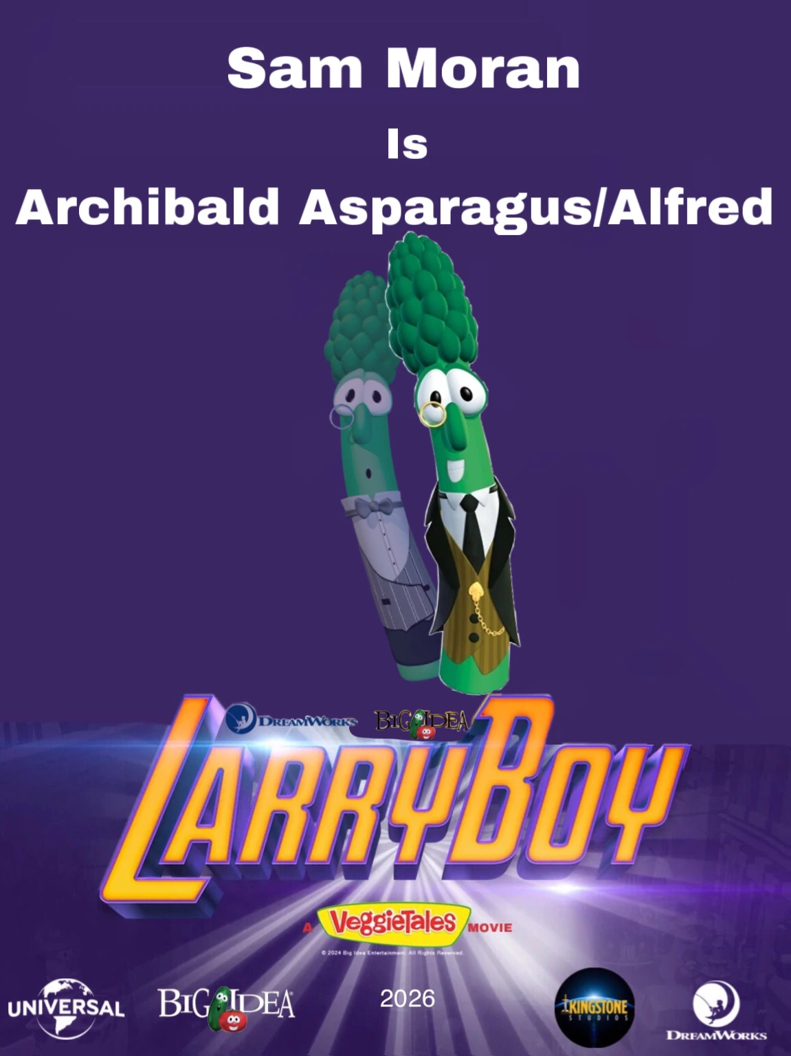 LarryBoy Movie Poster Archibald Asparagus | Fandom