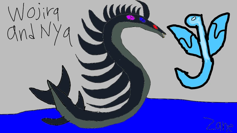 wojira and nya (water dragon) art | Fandom