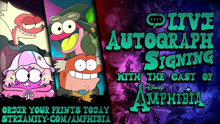 Streamily.com Present's: Amphibia Group Signing. Bill, Zehra, Amanda ...