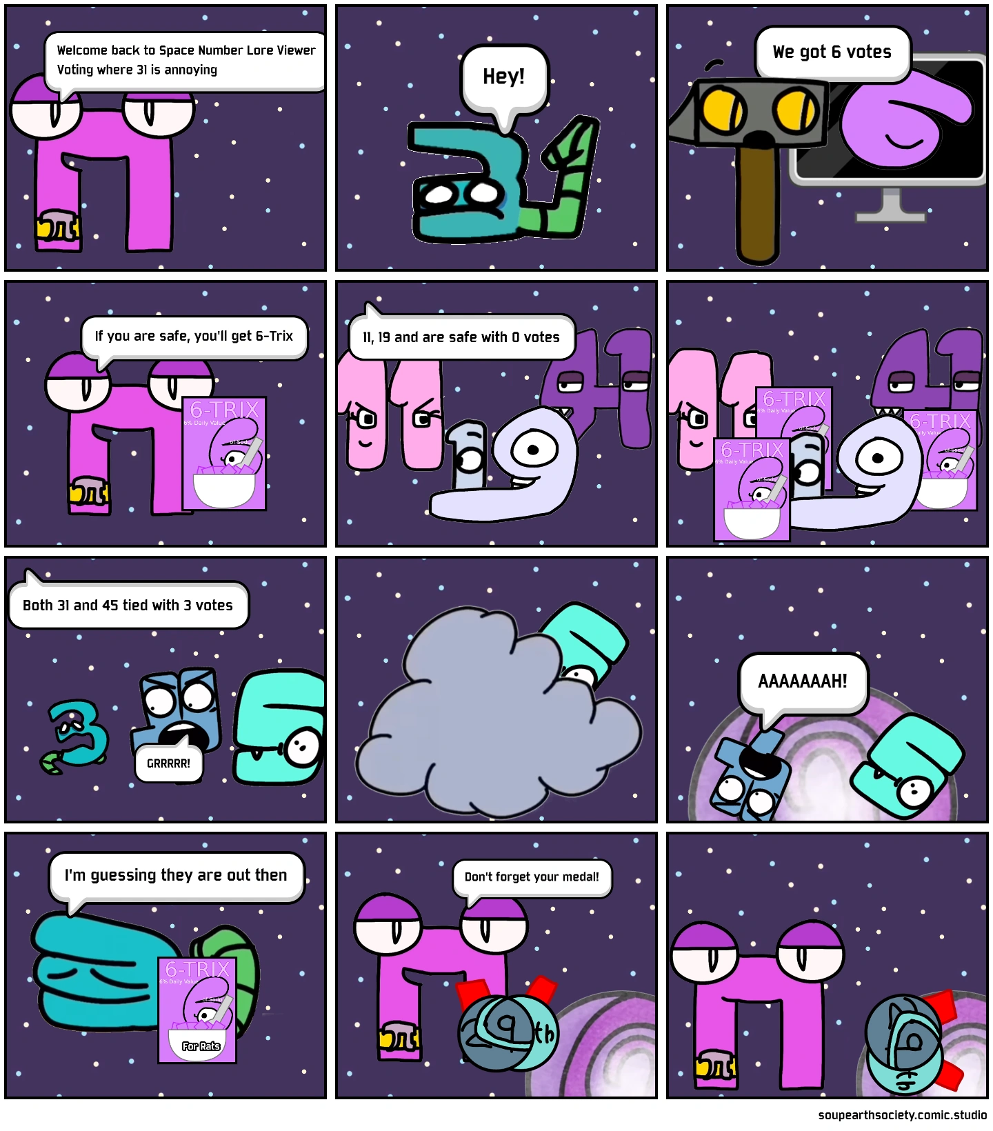 Space Number Lore Viewer Voting #26 + Greek Alphabet Lore Viewer Voting ...