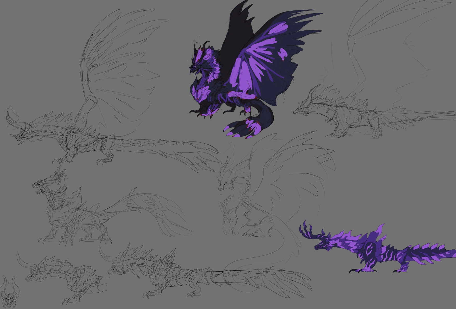Noctorius concept drafts | Fandom