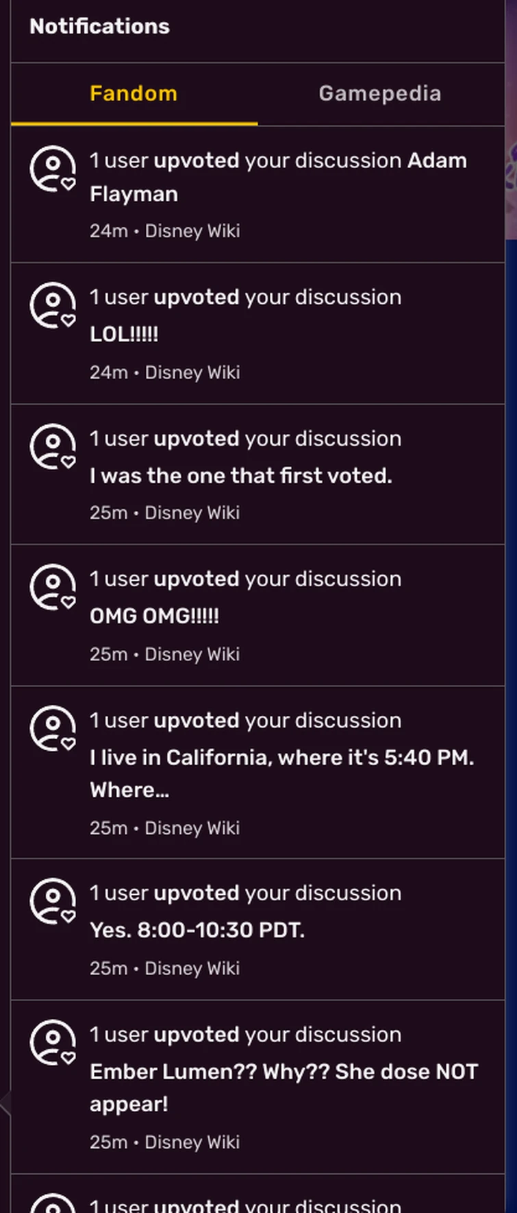 Whoever is up-voting my comments! | Fandom