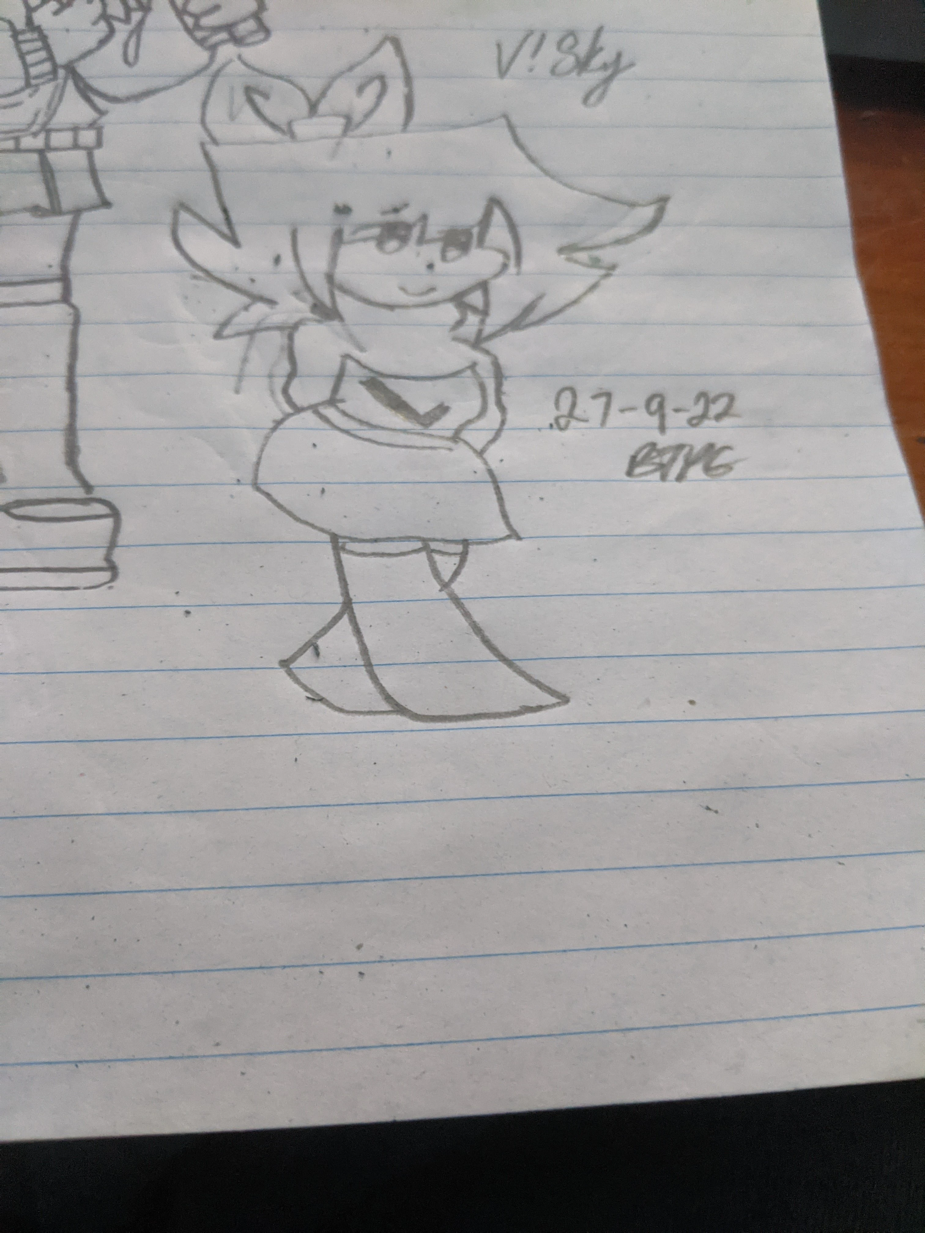 Drawing of V!Sky | Fandom
