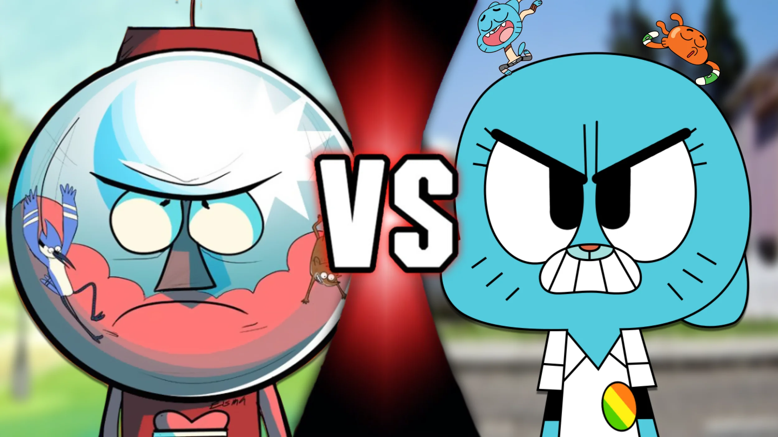 Benson VS Nicole Watterson (The Regular Show VS The Amazing World of Gumball) | Fandom