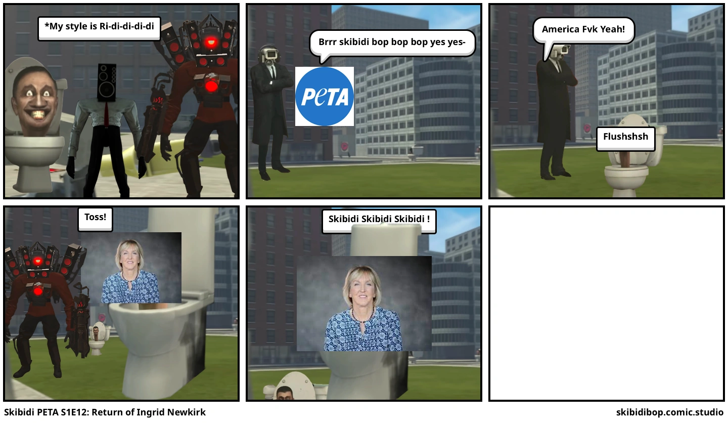 Skibidi PETA S1E12: The return of Ingrid Newkirk | Fandom