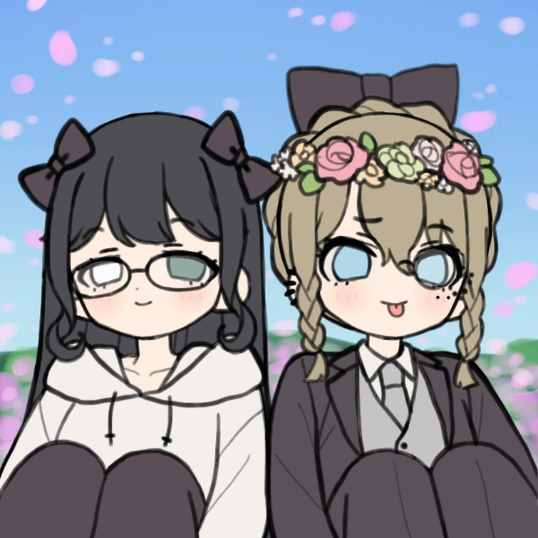 I made me and sassy baka Luna in picrew | Fandom