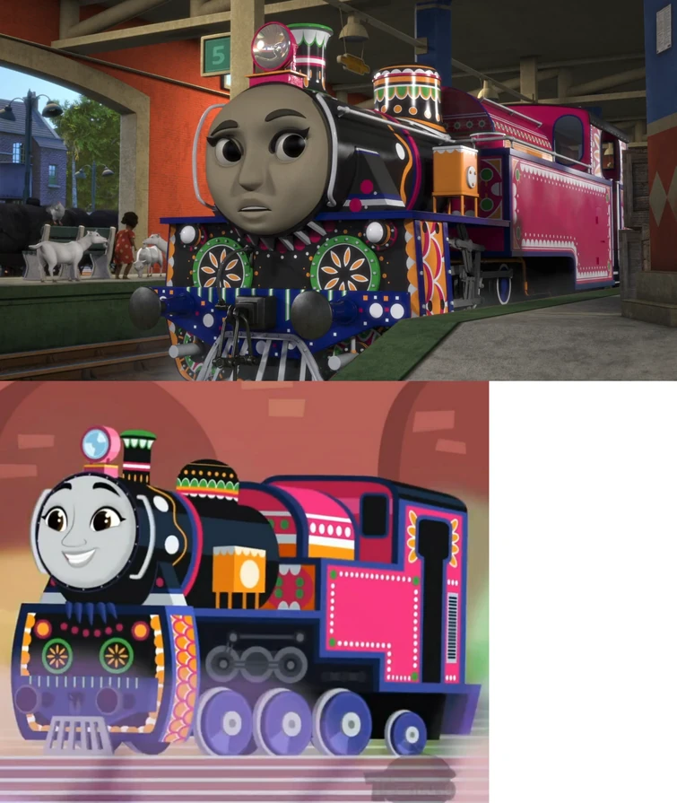 Ashima reacts to herself in AEG | Fandom