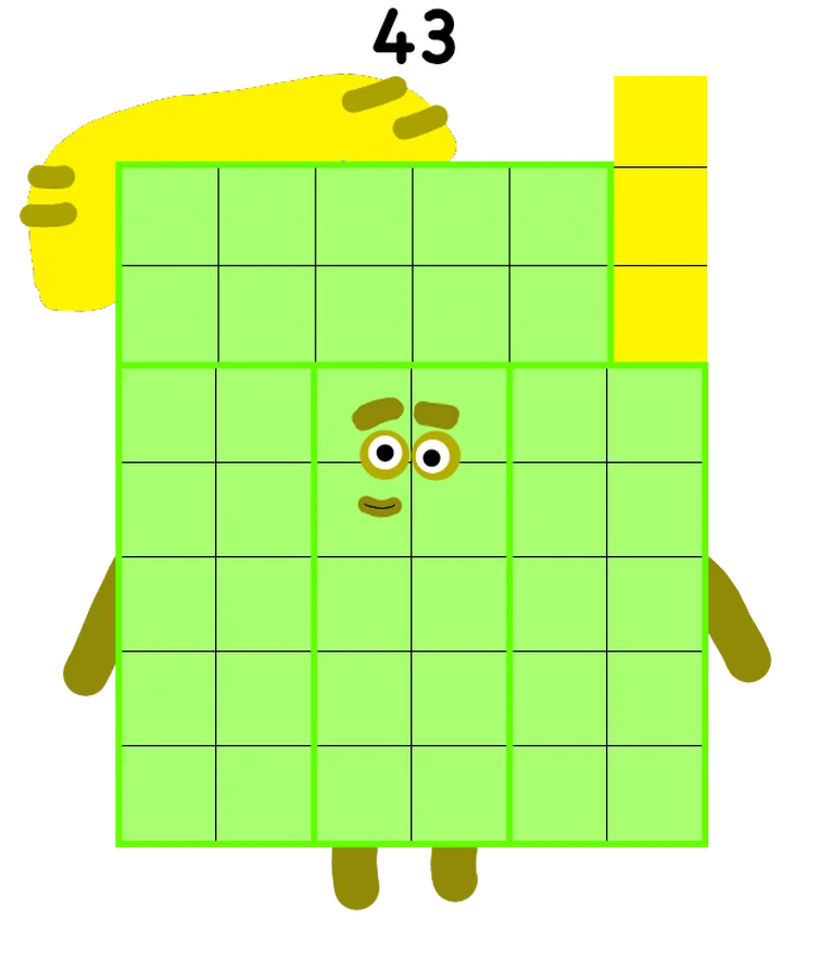 Updated the rest of the Numberblocks Green Level Four characters ...