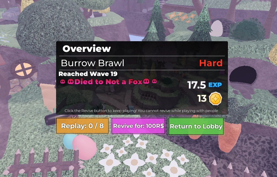 New death gui in tower heroes | Fandom