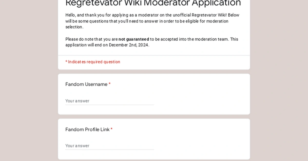 Moderator applications are now open! | Fandom
