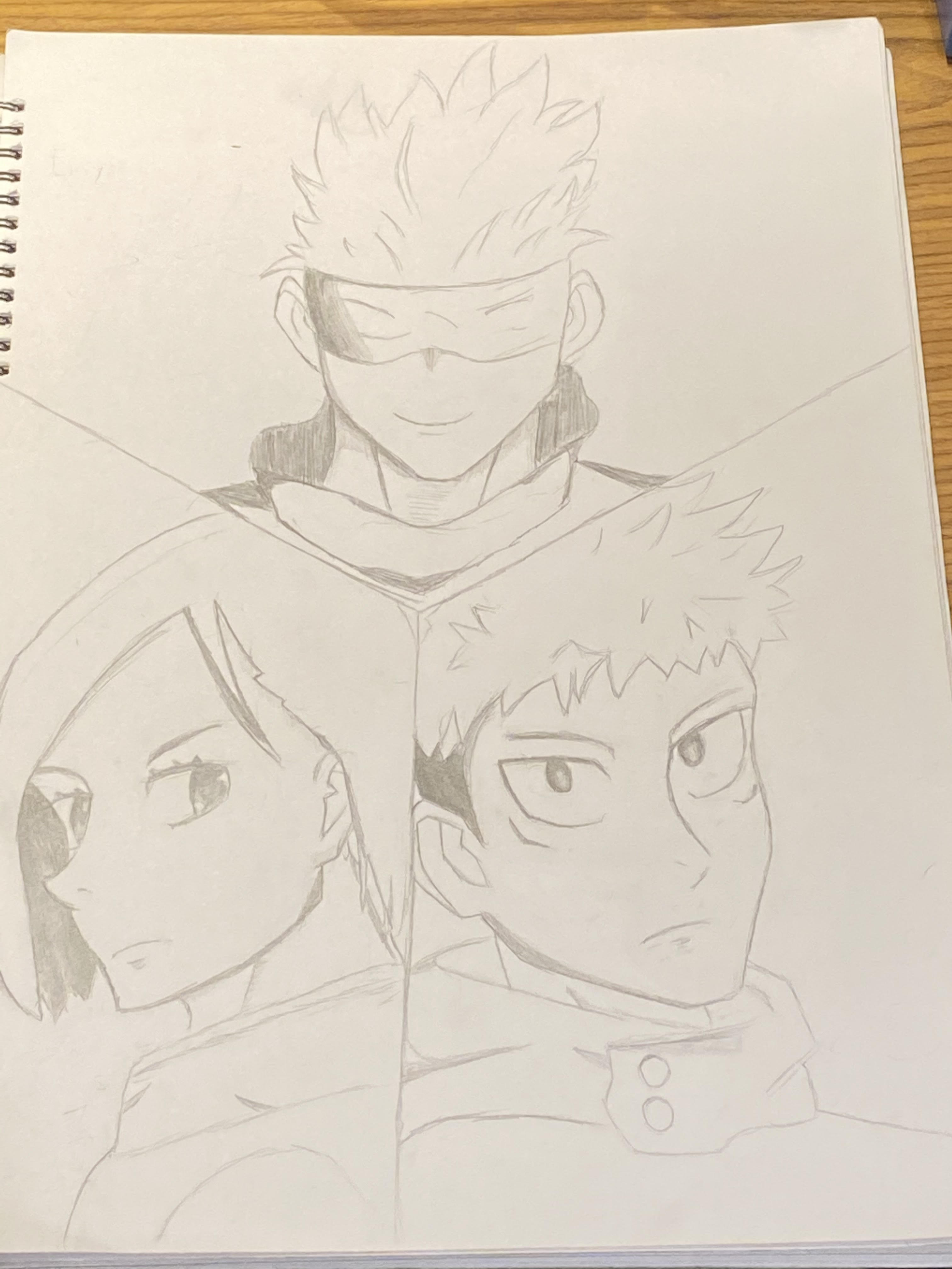 One of my first jujutsu kaisen drawings | Fandom