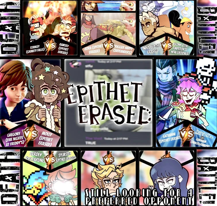 Epithet Erased Matchup Square | Fandom