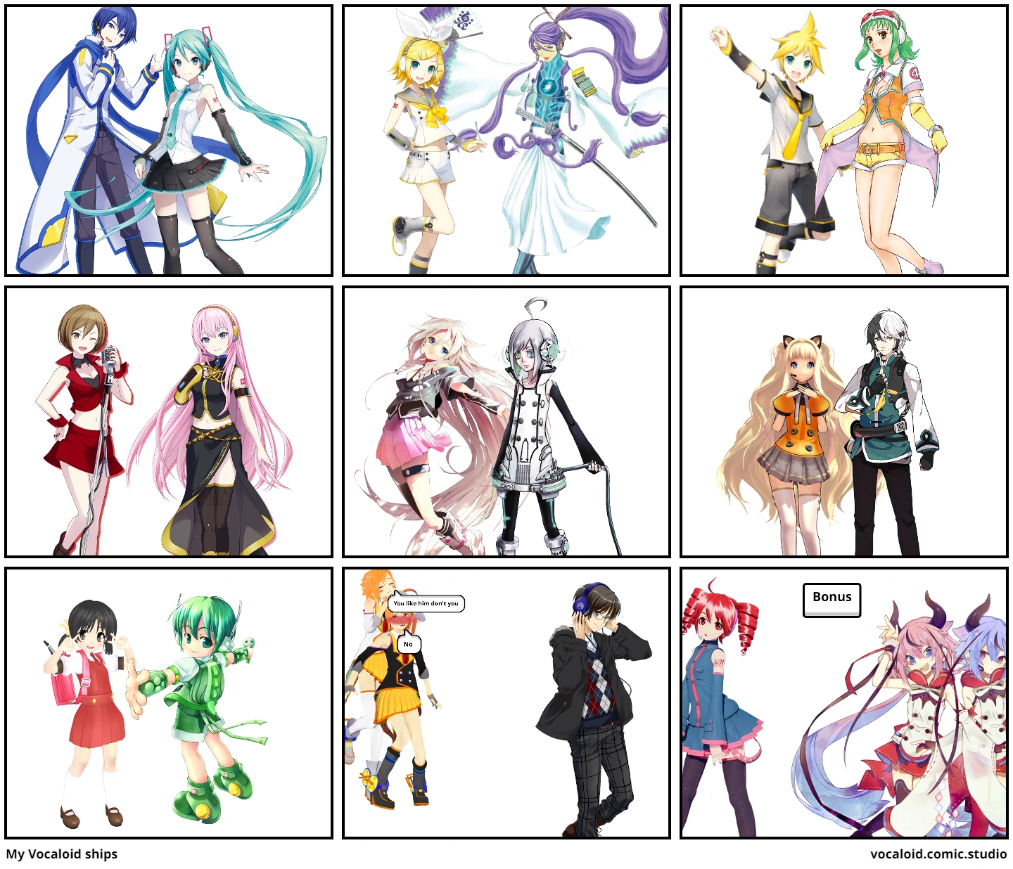 Here all my vocaloid ships | Fandom