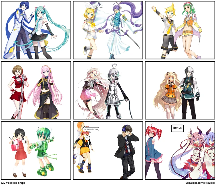 Here all my vocaloid ships | Fandom