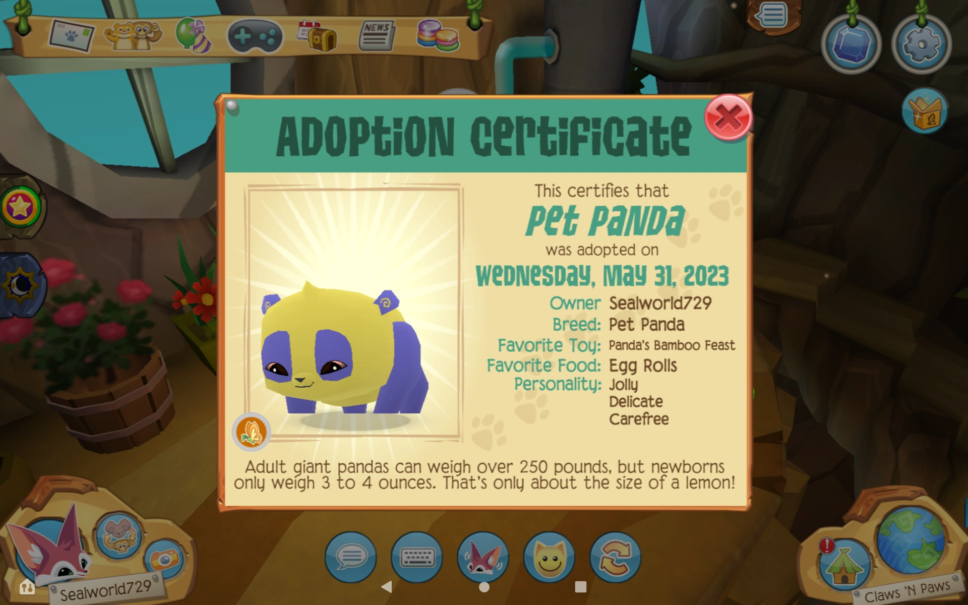 Got this from free pet token | Fandom
