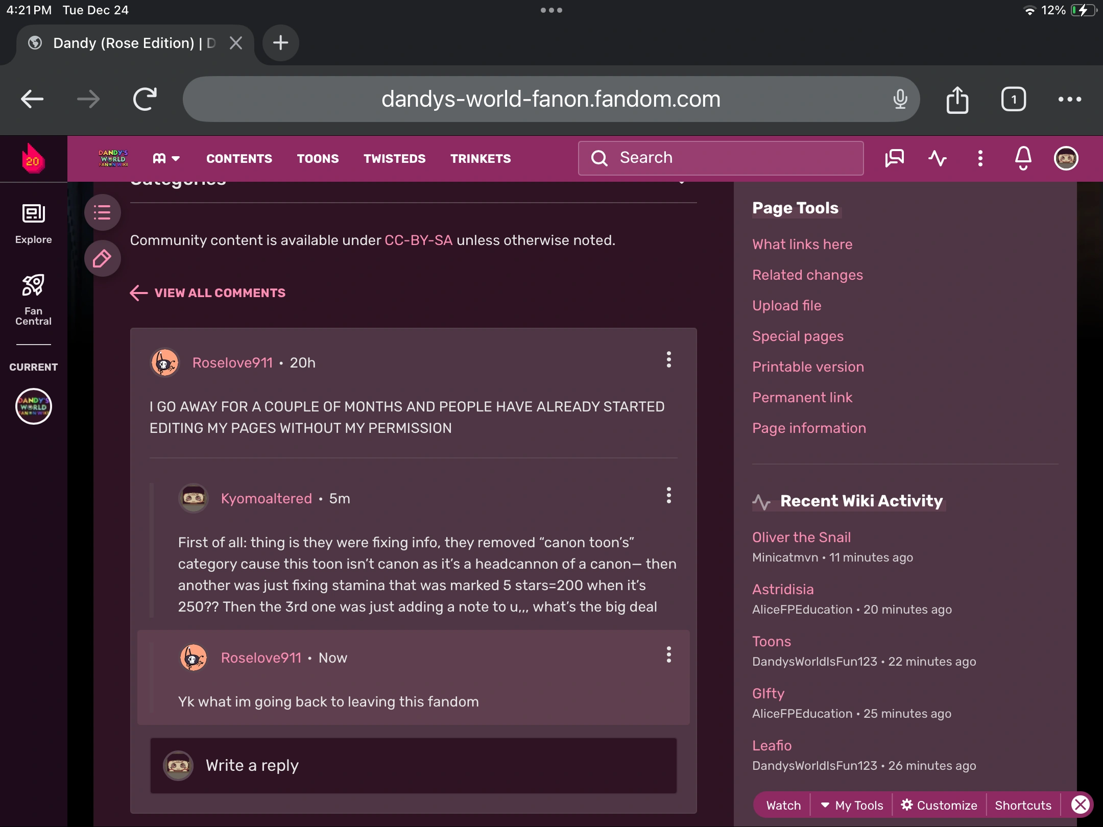 Ngl what’s so bad about ppl fixing wrong info?? | Fandom