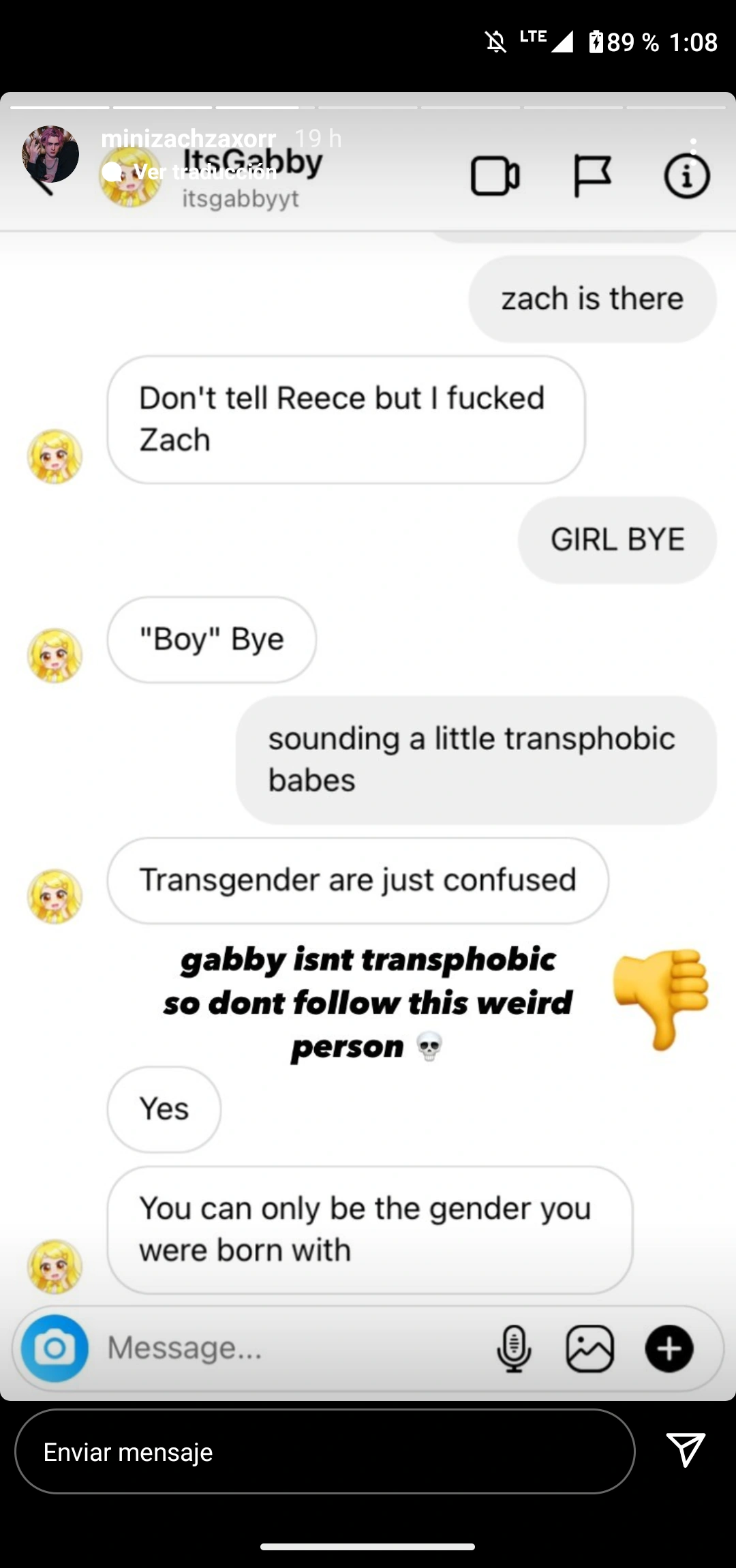 Gabby wouldn't do this, this account is fake | Fandom