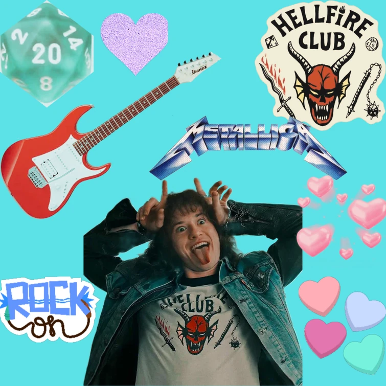 I made an Eddie Munson edit on Canva! | Fandom