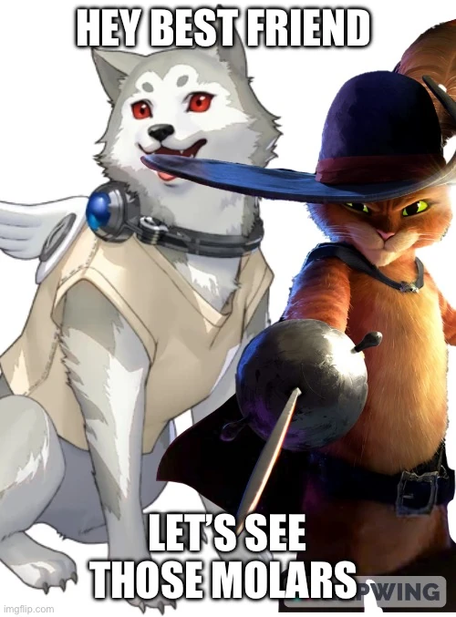 Remade that Pussmaru/Korogato ( Koromaru Persona 3 x puss in boots ...