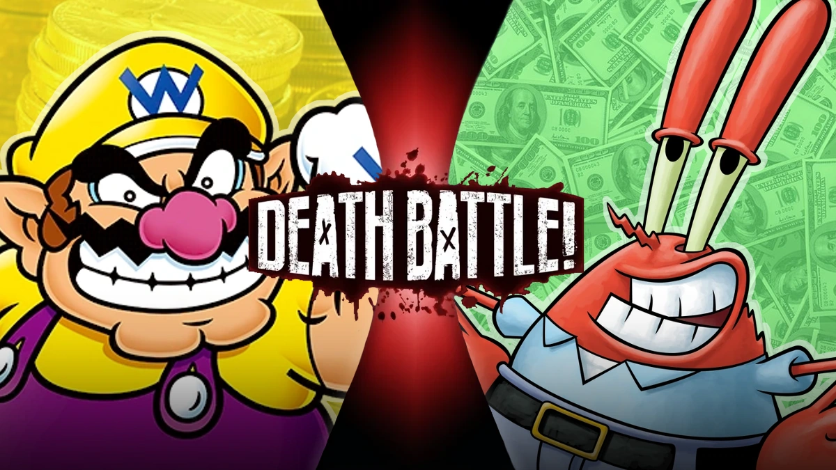 Wario VS Mr. Krabs (Mario VS SpongeBob SquarePants) | Fandom