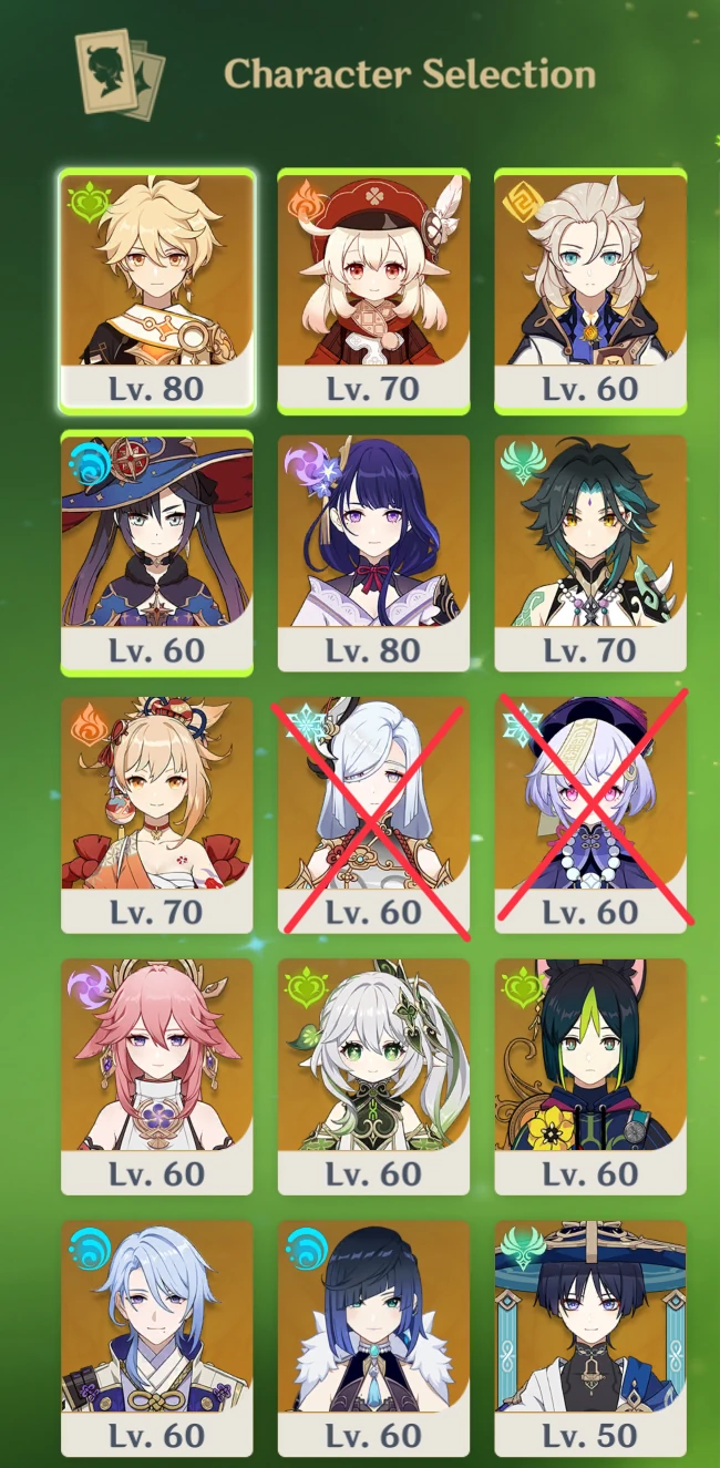 All of my built characters | Fandom