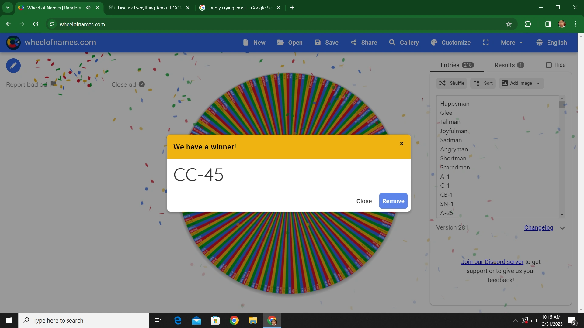 day 1 of spinner | Fandom