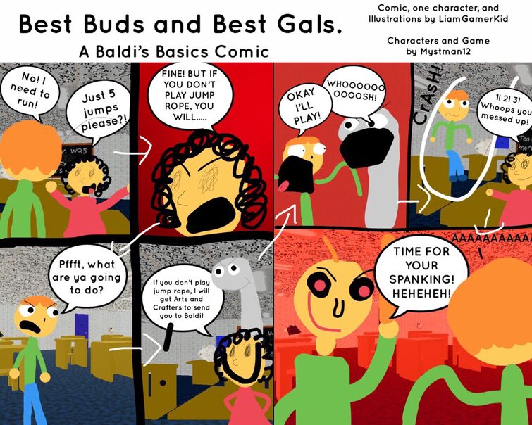 Here is a Baldi’s Basics comic made by me! | Fandom