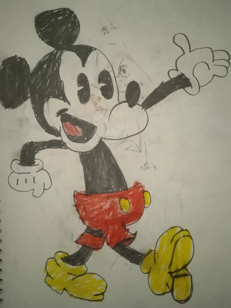My drawing of Mickey Mouse (Paul Rudish) | Fandom