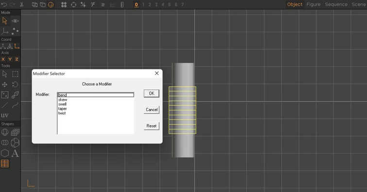 Anim8or Tutorial: How to Bend Shapes | Fandom