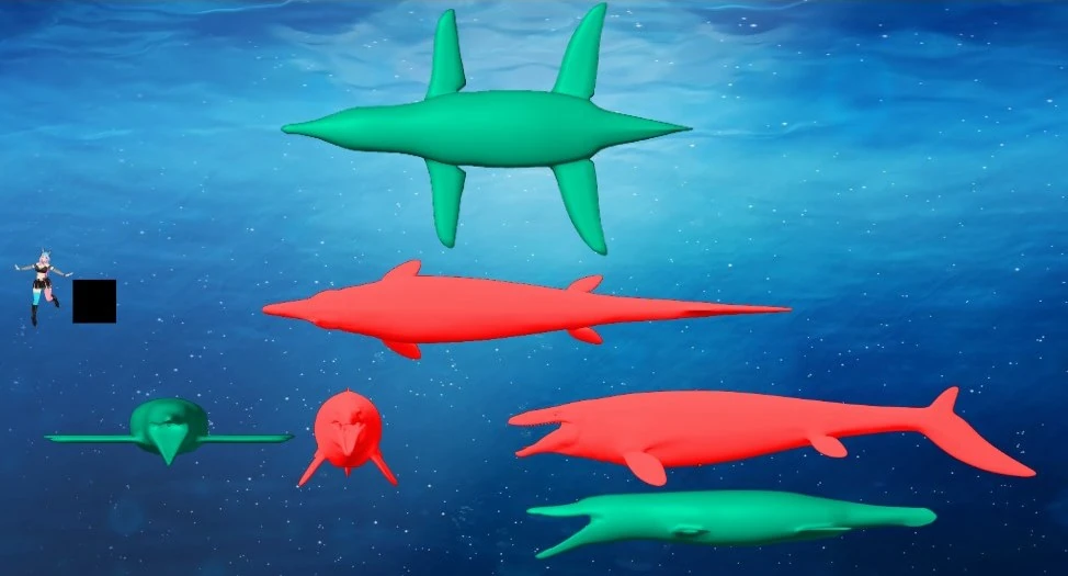 Generic size comparisons: Mosasaurus hoffmannii and Pliosaurus kevani ...