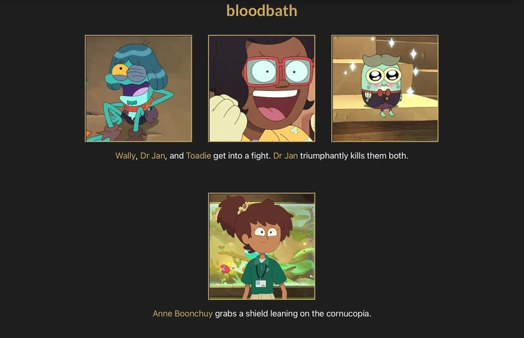 Amphibia Hunger Games Simulator cuz why not >:D | Fandom