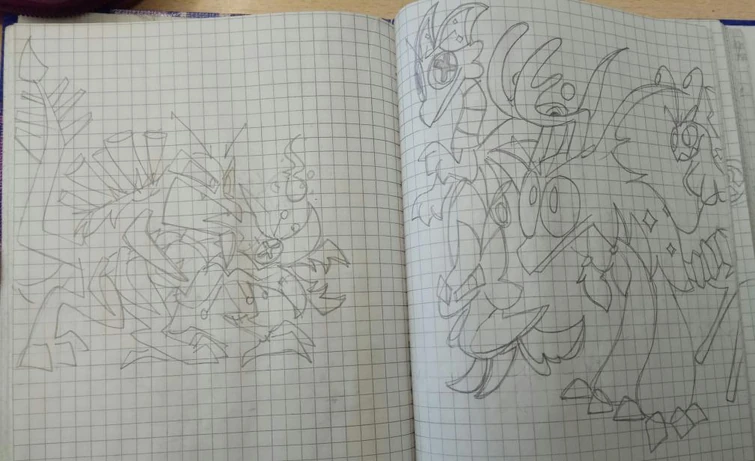 Some of my CoS drawings on paper | Fandom