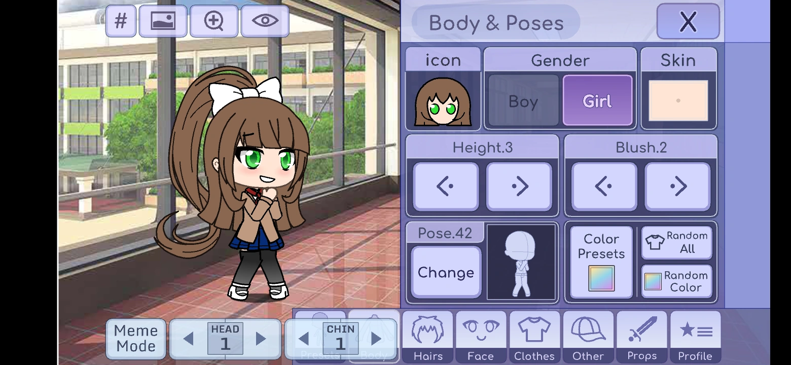I made Monika in Gacha Life! | Fandom