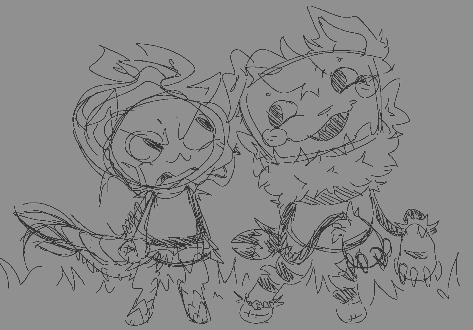 angryhug sketch | Fandom