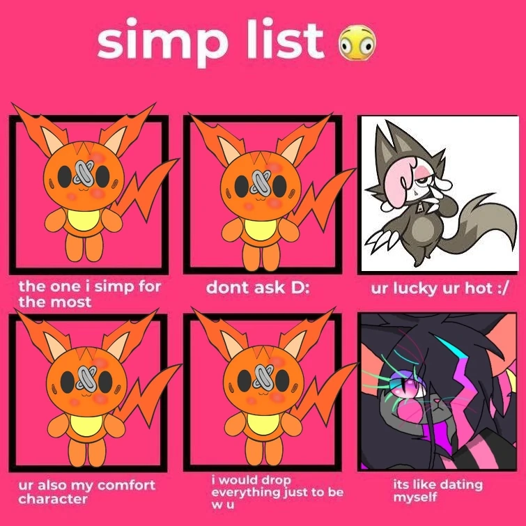 My simp list teehee | Fandom