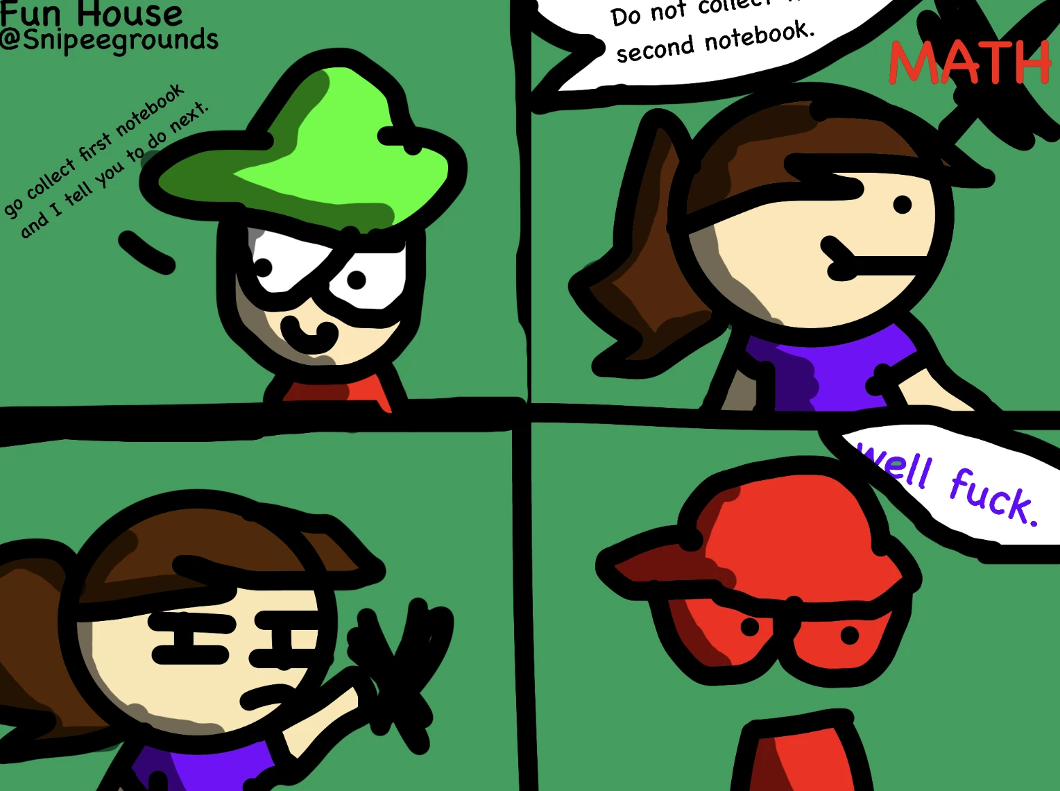 made my first comic. i’ve never done it before, and it was pretty hard ...
