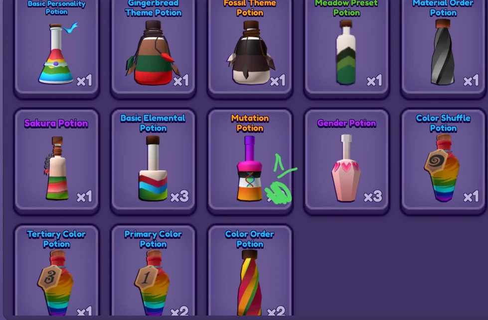 Anyone have a growth pot ft? Here’s my inv! | Fandom