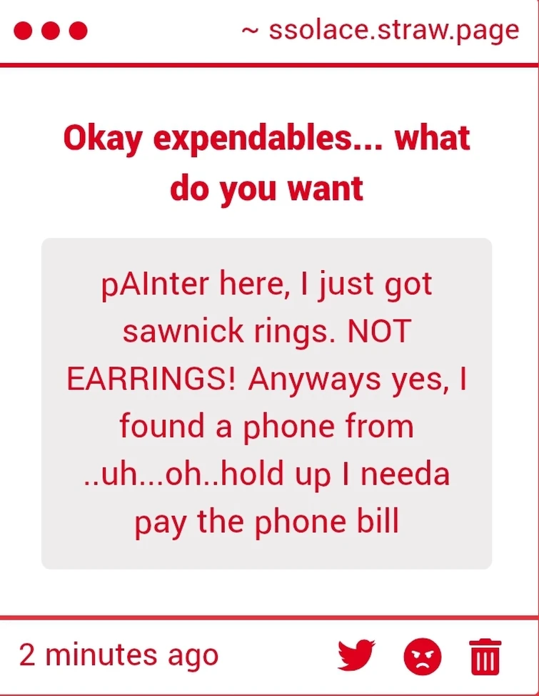 Sebastian answers strawpage gimmicks #9 | Fandom