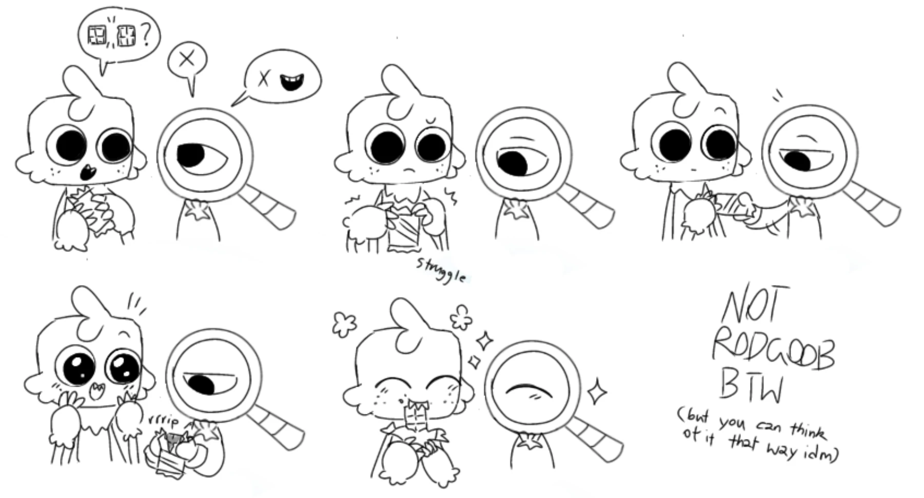 Something sweeter than chocolate (doodle comic, eat up) (NO THIS ISNT RODGOOB) | Fandom